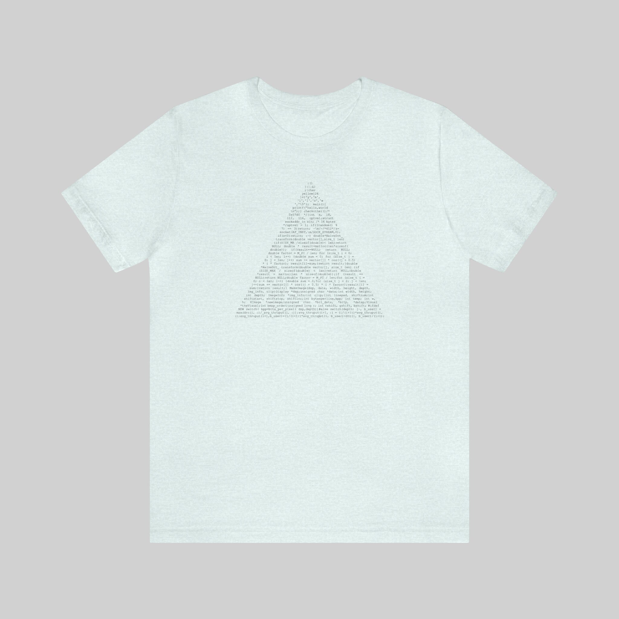 Code Triangle Shirt Famous Code Snippets Graphic Tee, Techwear, Shirts ...