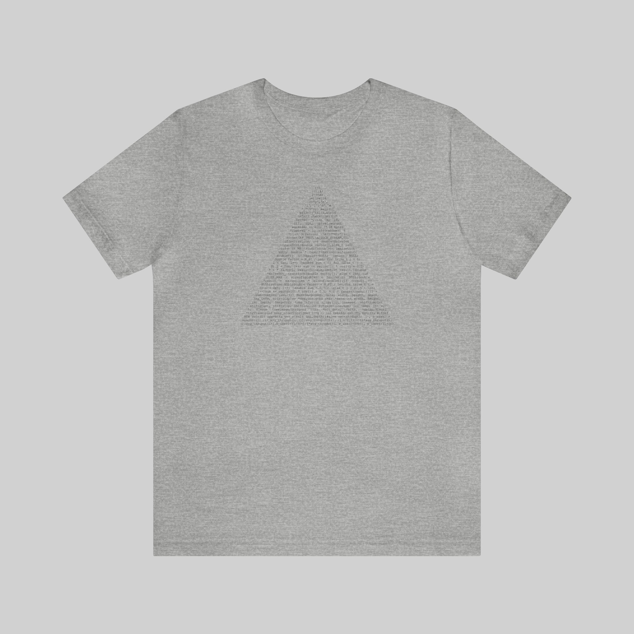 Code Triangle Shirt Famous Code Snippets Graphic Tee, Techwear, Shirts ...