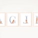 Custom Dog Portrait Painting, Initial Name Print, Dog Art for Nursery ...