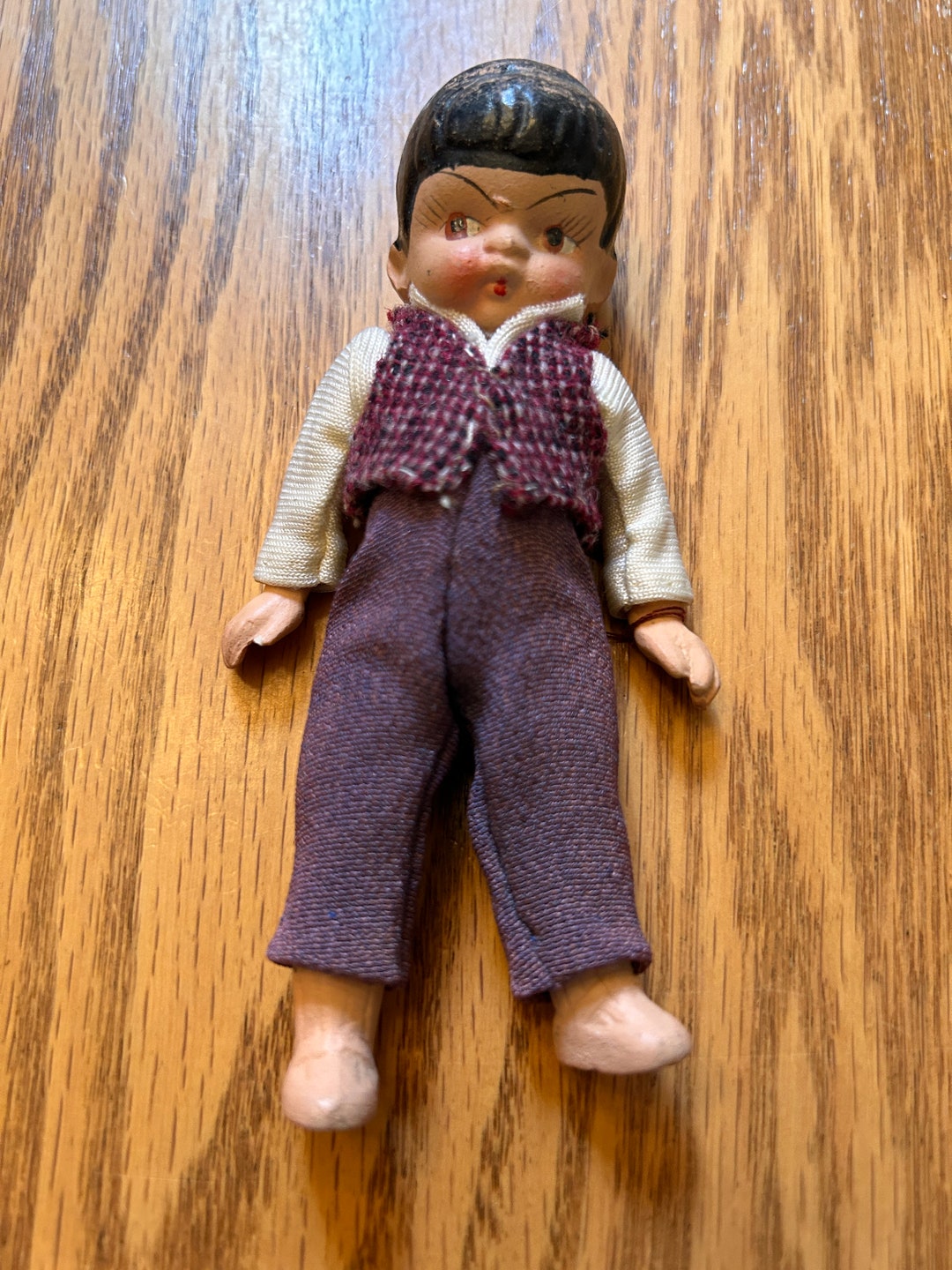 Antique German Bisque Boy Miniature Doll - Etsy
