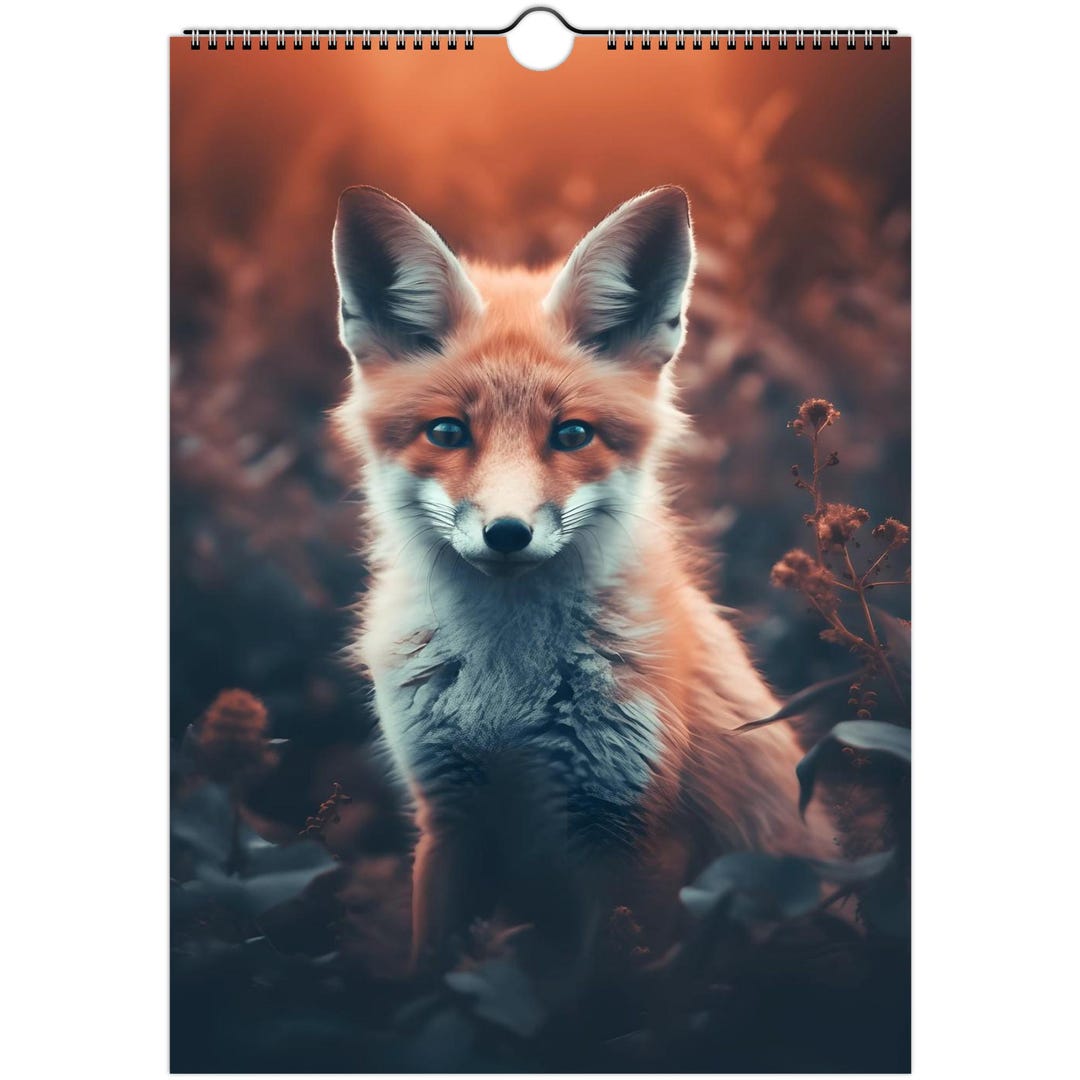 Fox Calendar 2026 / Wall Calendar With Cute Foxes / A3 or A4 Format ...
