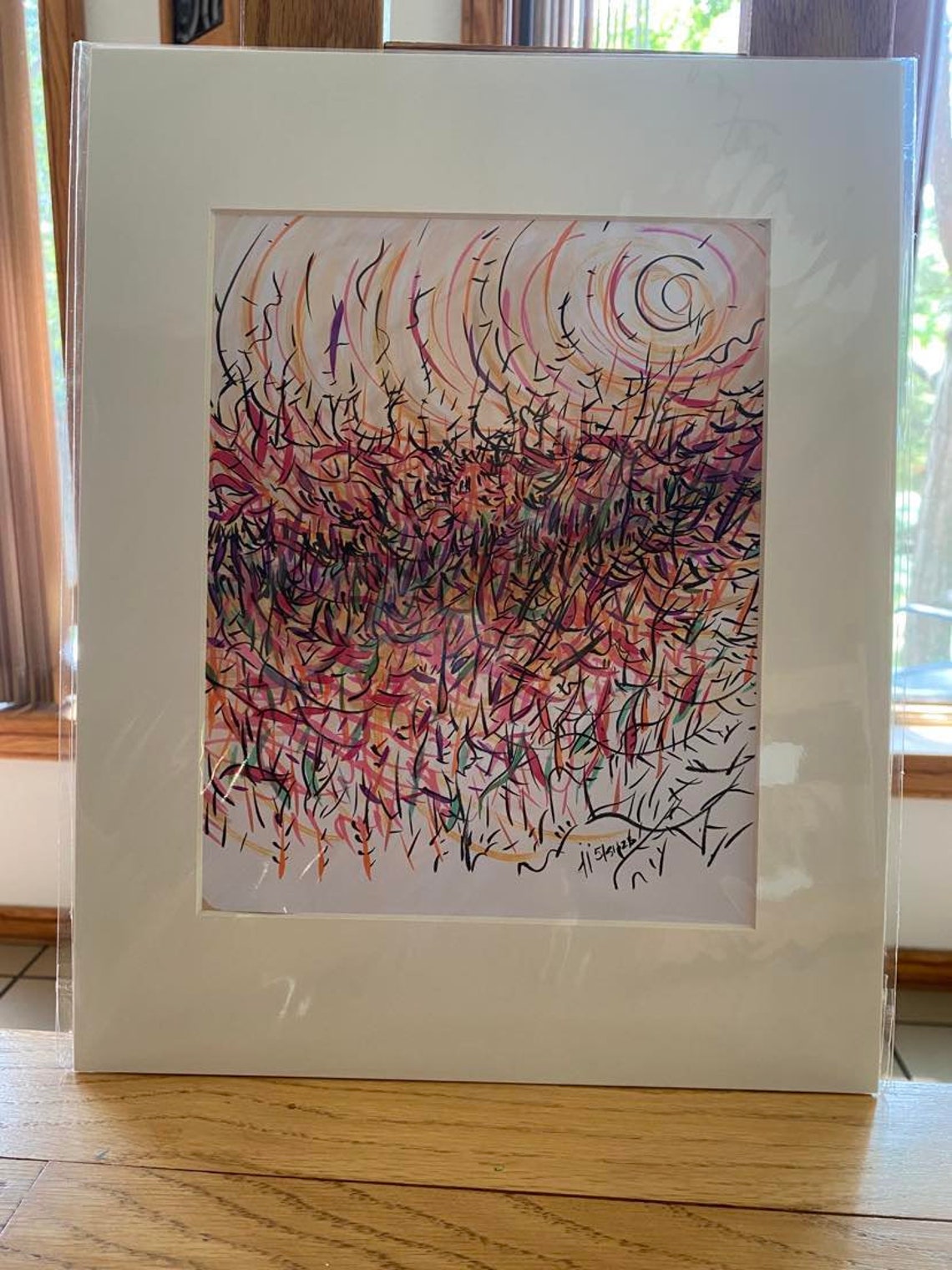 Hand Drawn, Gust of Wind, is an 8 X 10 Pen and Ink Marker Original. - Etsy
