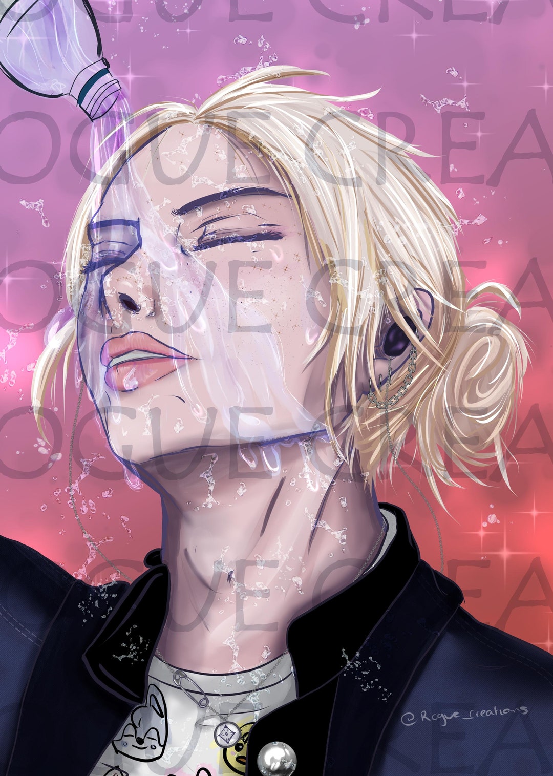 Felix, Stray Kids, Hyde Park Drawing Print - Etsy