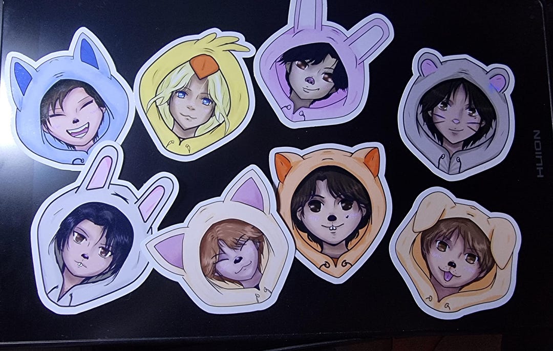 Stray Kids Chibi Skzoo Hoody Stickers - Etsy