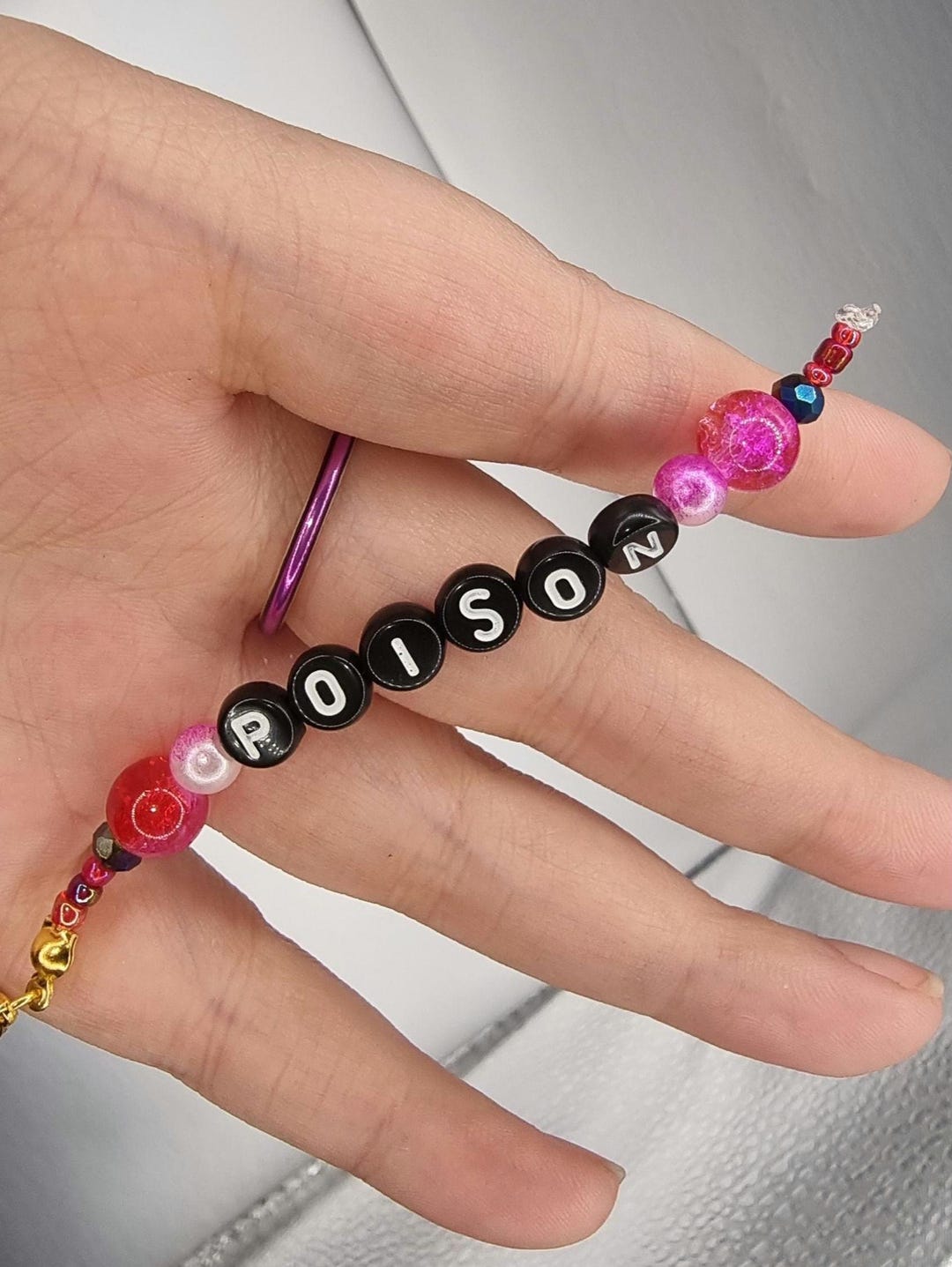 Hazbin Hotel Angel Dust 'poison' Charm - Etsy