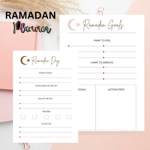 Ramadan Planner Ramadan Planner Printable PDF Quran - Etsy