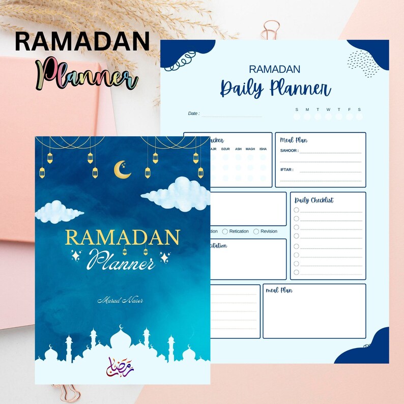 Ramadan Planner Printable PDF Quran Tracking Log - Etsy Australia