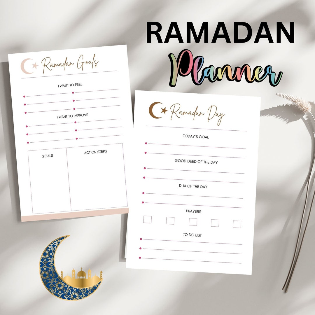 Ramadan Planner Ramadan Planner Printable PDF Quran - Etsy