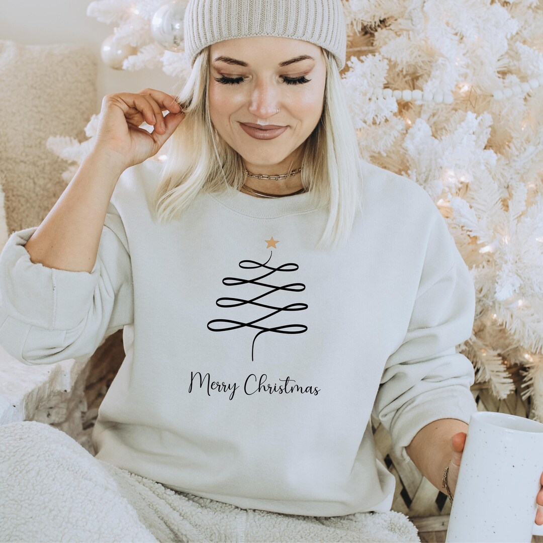 Merry Christmas Pullover Christmas Sweater Christmas Shirt Christmas ...