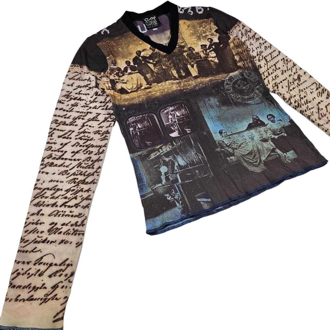 Vintage Old Label Cop Copine Vintage Photographs Mesh Top - Etsy