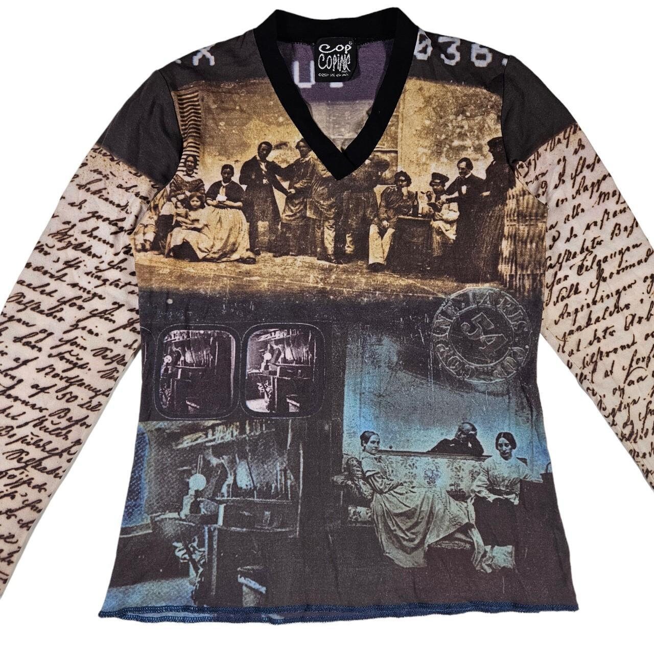 Vintage Old Label Cop Copine Vintage Photographs Mesh Top - Etsy