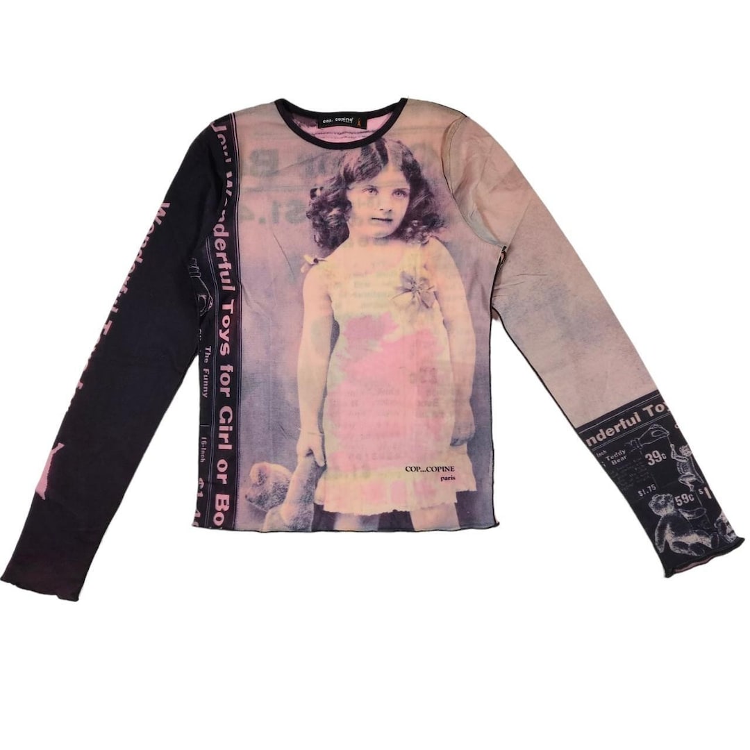 Vintage Cop Copine beautiful Toys for Girl or Boy Graphic Print Sheer ...
