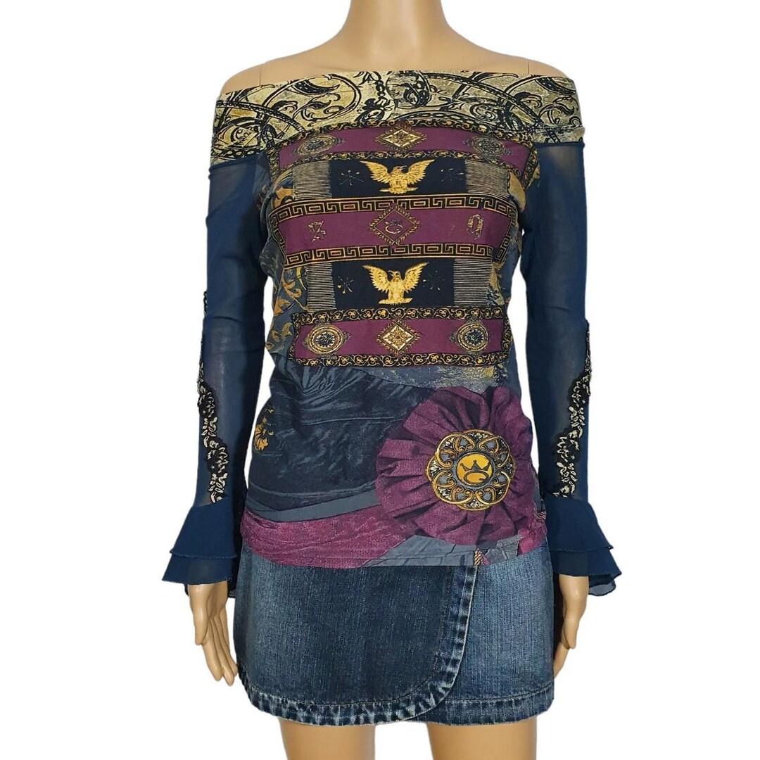 Vintage Save the Queen Coat of Arms Top - Etsy