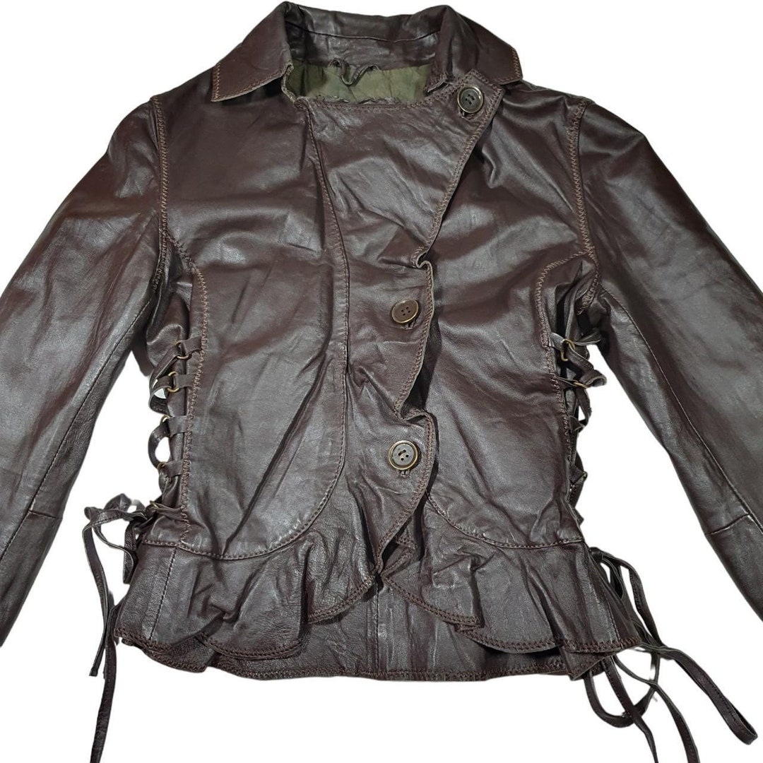 Vintage Morgan De Toi Leather Jacket - Etsy UK