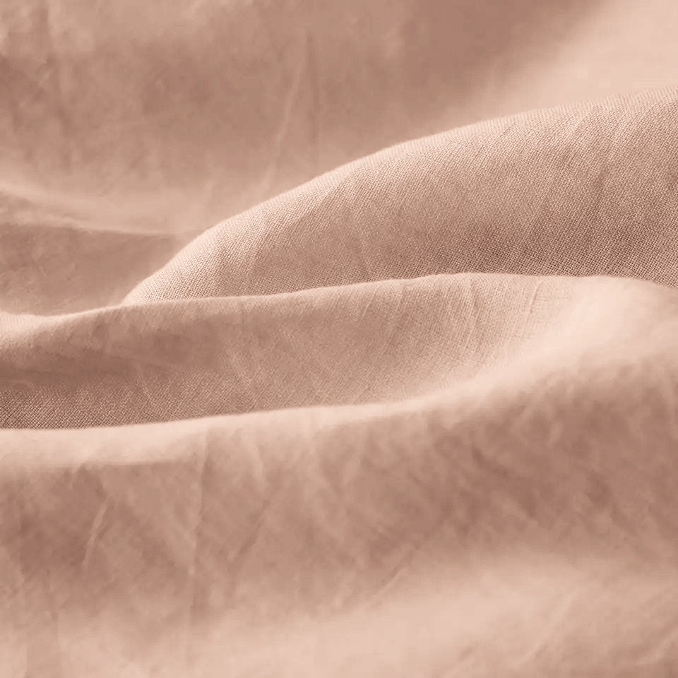 Tan Pure #62 Linen Soft Washed by the Yard for Sewing, 100% Pure Linen ...