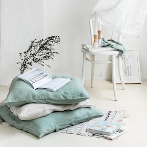 Pure Linen Soft Washed by the Yard for Sewing, 100% Pure Linen Fabric ...