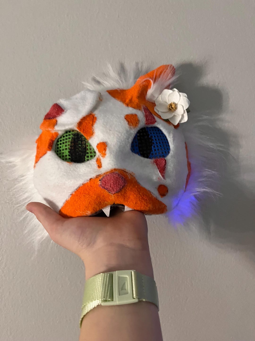 Cat Mask/quadrobics Mask/cat/felted Inside - Etsy