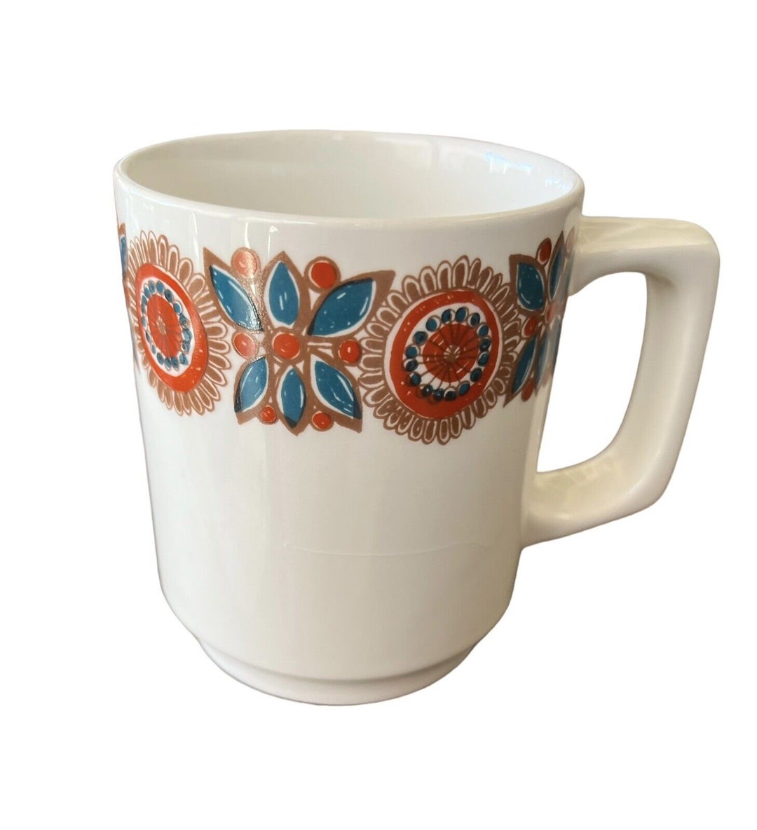 Tum Design Astrid Mug Coffee Tea Cup Folk D Handle Ceramic Nordic ...