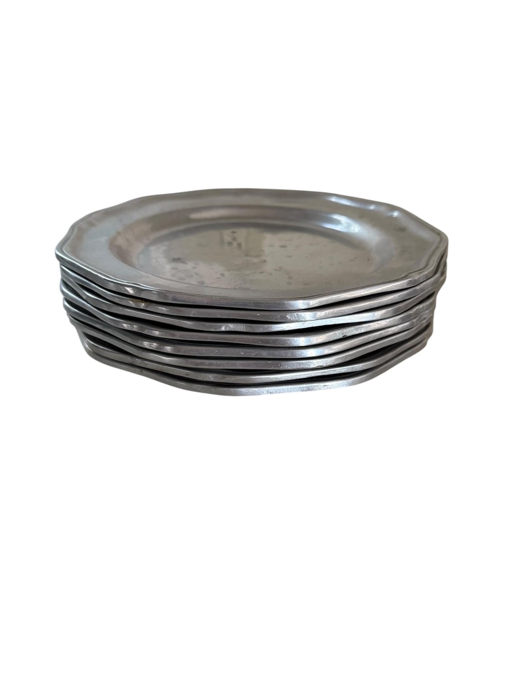 Wilton Armetale RWP Pewter Metal Queen Anne 9” Salad Plate #102064 ...