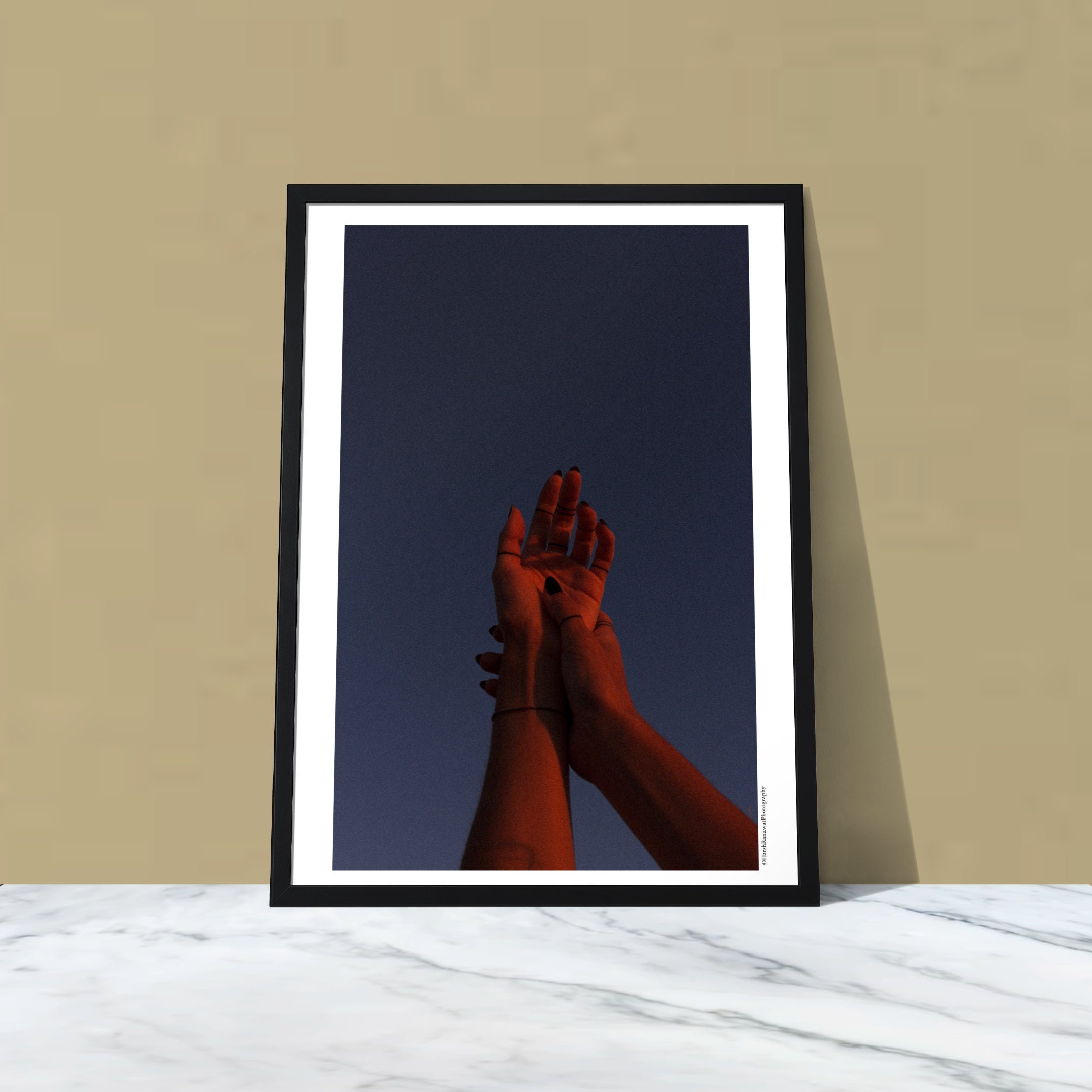 Embracing Twilight : Hands Photo Print - Etsy