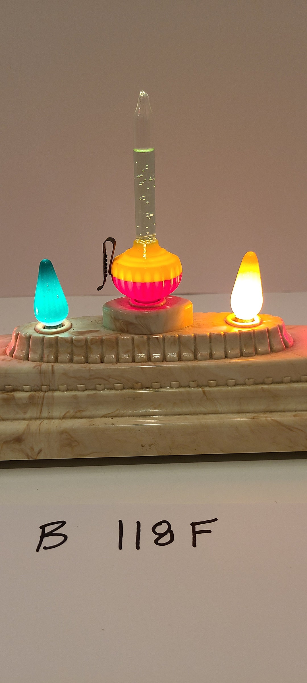 B118F Here Are C-6 Rare Beautiful Shooting Star Bubble Light 1947-1948 Red/yellow - Etsy