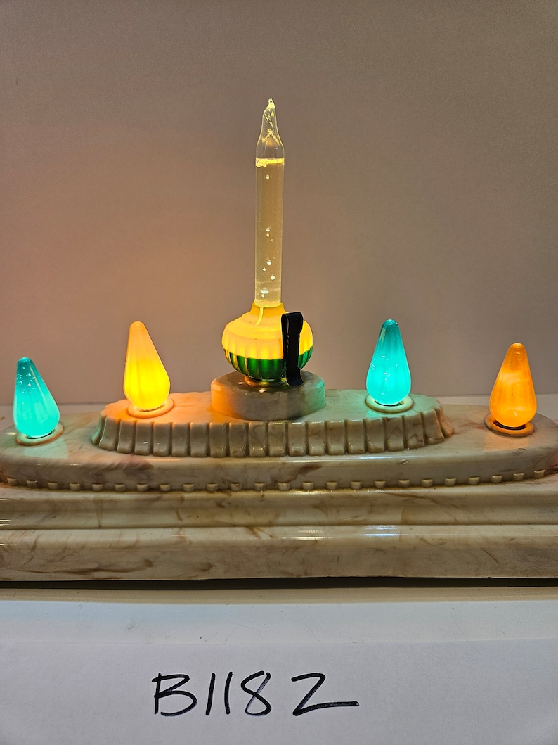 B118Z Rare C-6 Beautiful Shooting Star Bubble Light -1947-1948 Yellow ...
