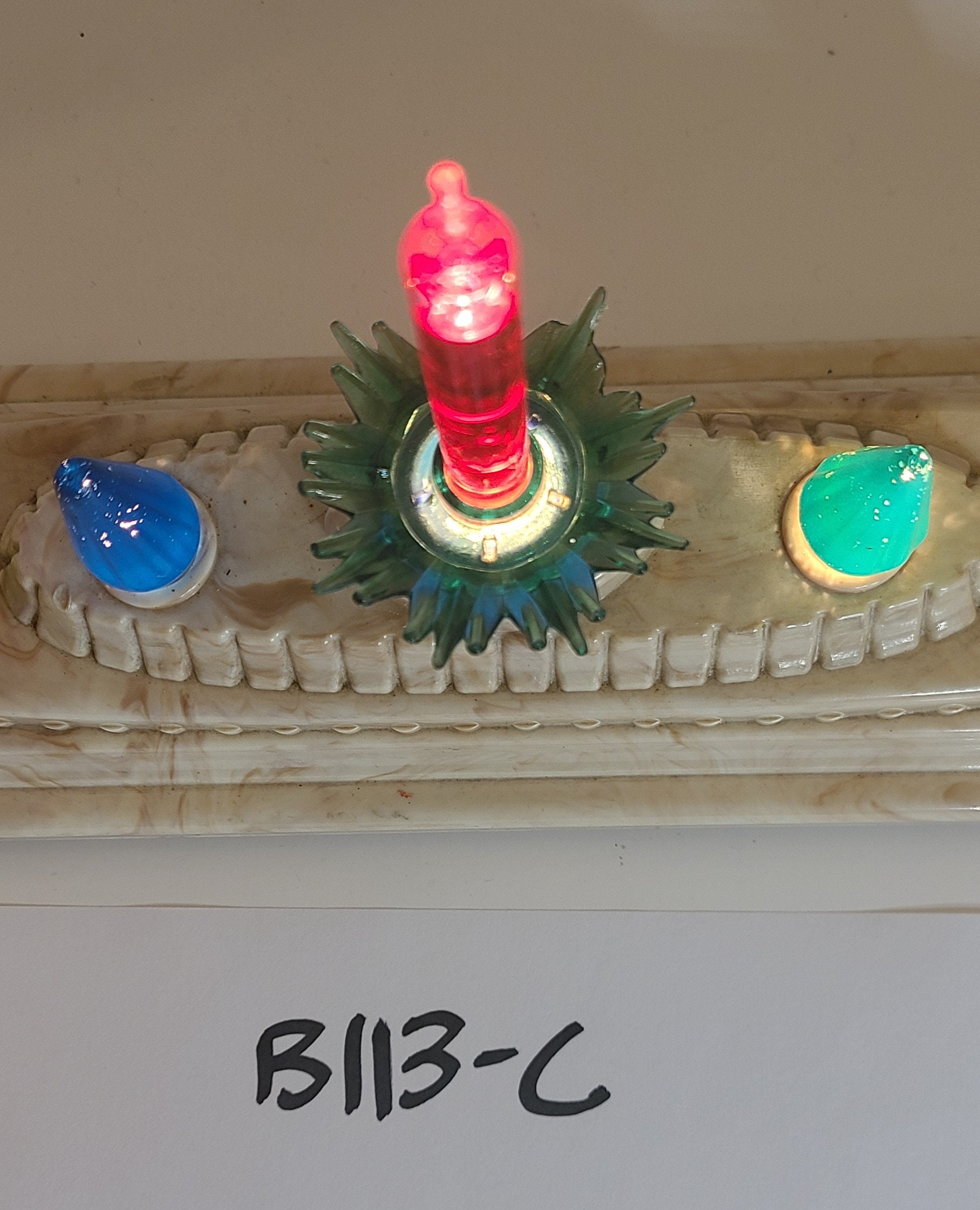 B113C Reliance Spark-l-lite C-6 1948-1951 Miniature Original Mushroom ...