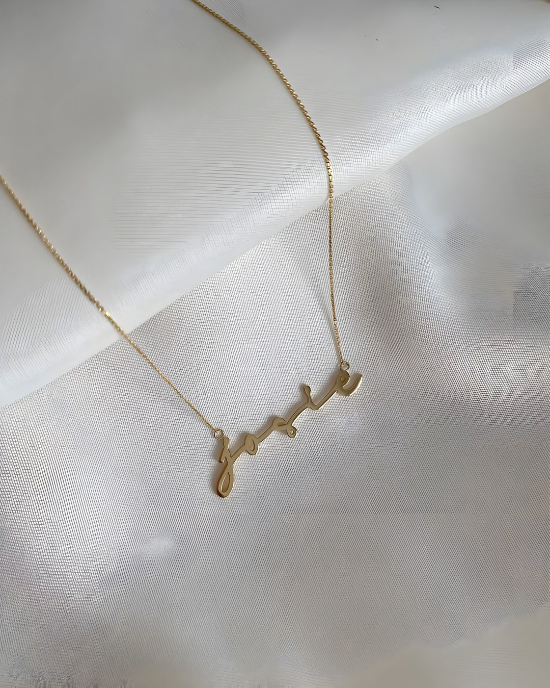 Royal Signature Name Necklace Custom Name Necklace Gold Name - Etsy