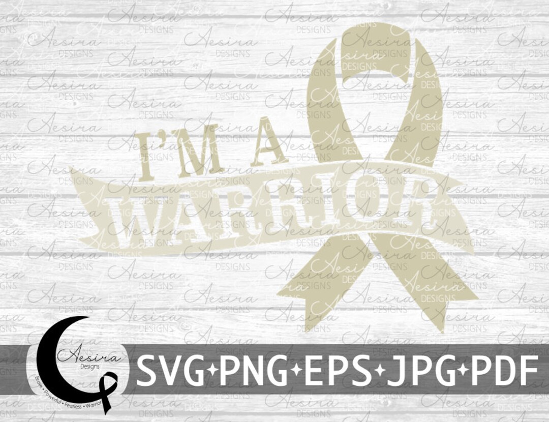 Spinal Muscular Atrophy I'm A Warrior Ribbon Svg, Spinal Muscular ...