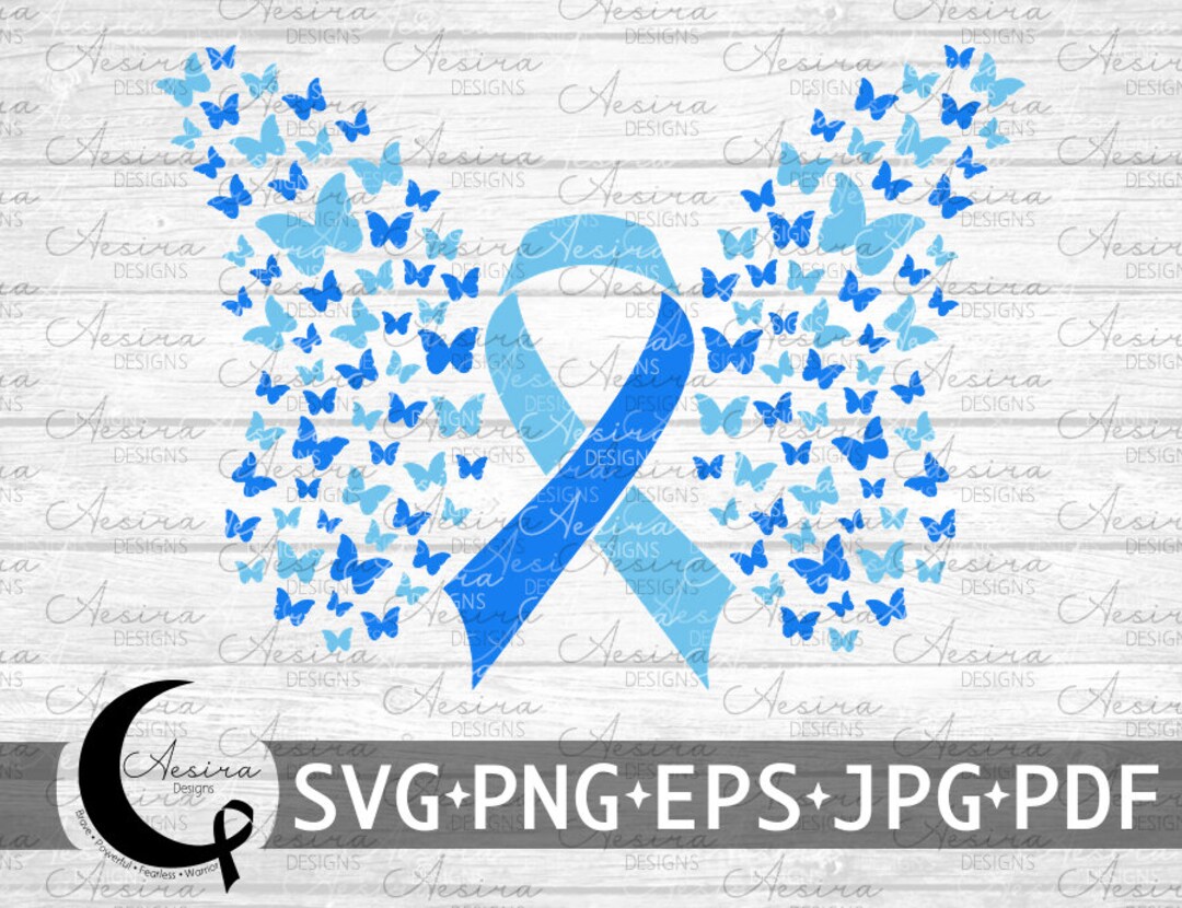 Hydrocephalus Butterfly Ribbon Svg, Hydrocephalus Awareness Ribbon ...