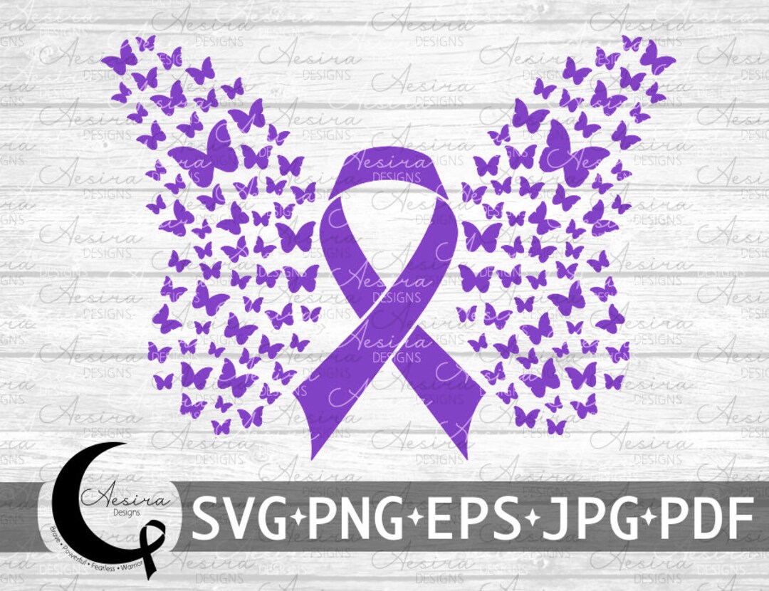 Ulcerative Colitis Butterfly Ribbon Svg, Ulcerative Colitis Awareness ...