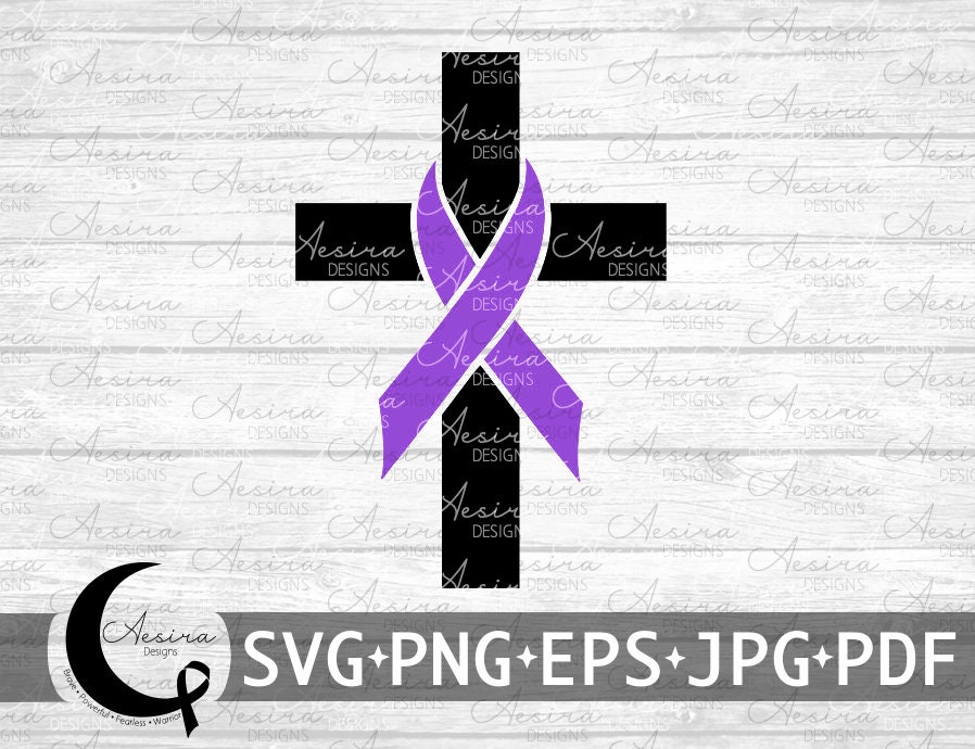 Cystic Fibrosis Cross Ribbon Svg, Cystic Fibrosis Awareness Ribbon, Cystic Fibrosis Support ...