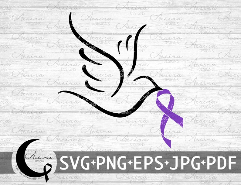 Idiopathic Thrombocytopenic Purpura Dove Ribbon, ITP Awareness Ribbon ...