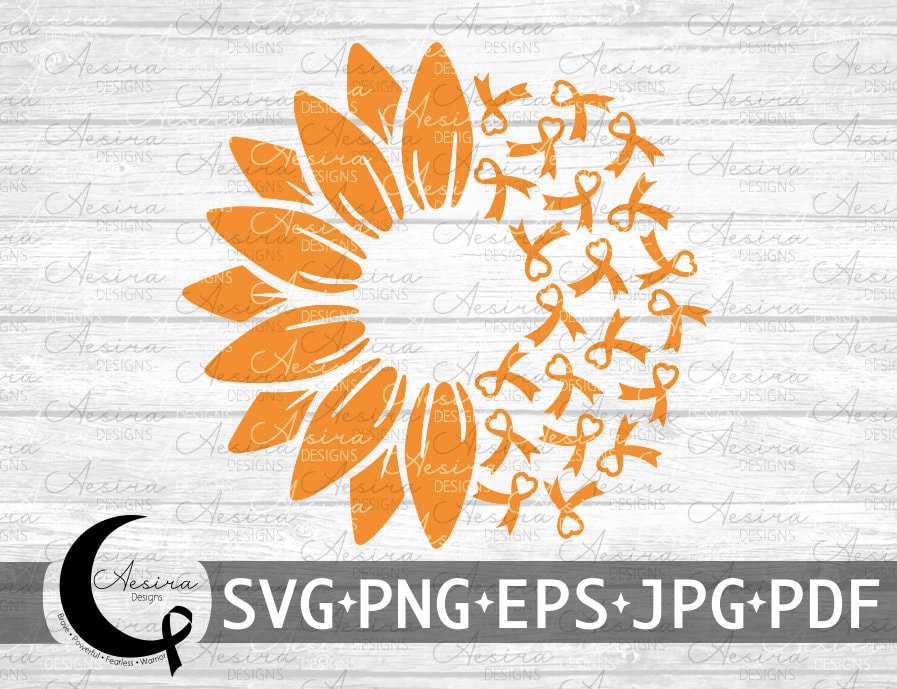 ADHD Sunflower Heart Ribbon SVG, Adhd Awareness, Adhd Support Squad ...