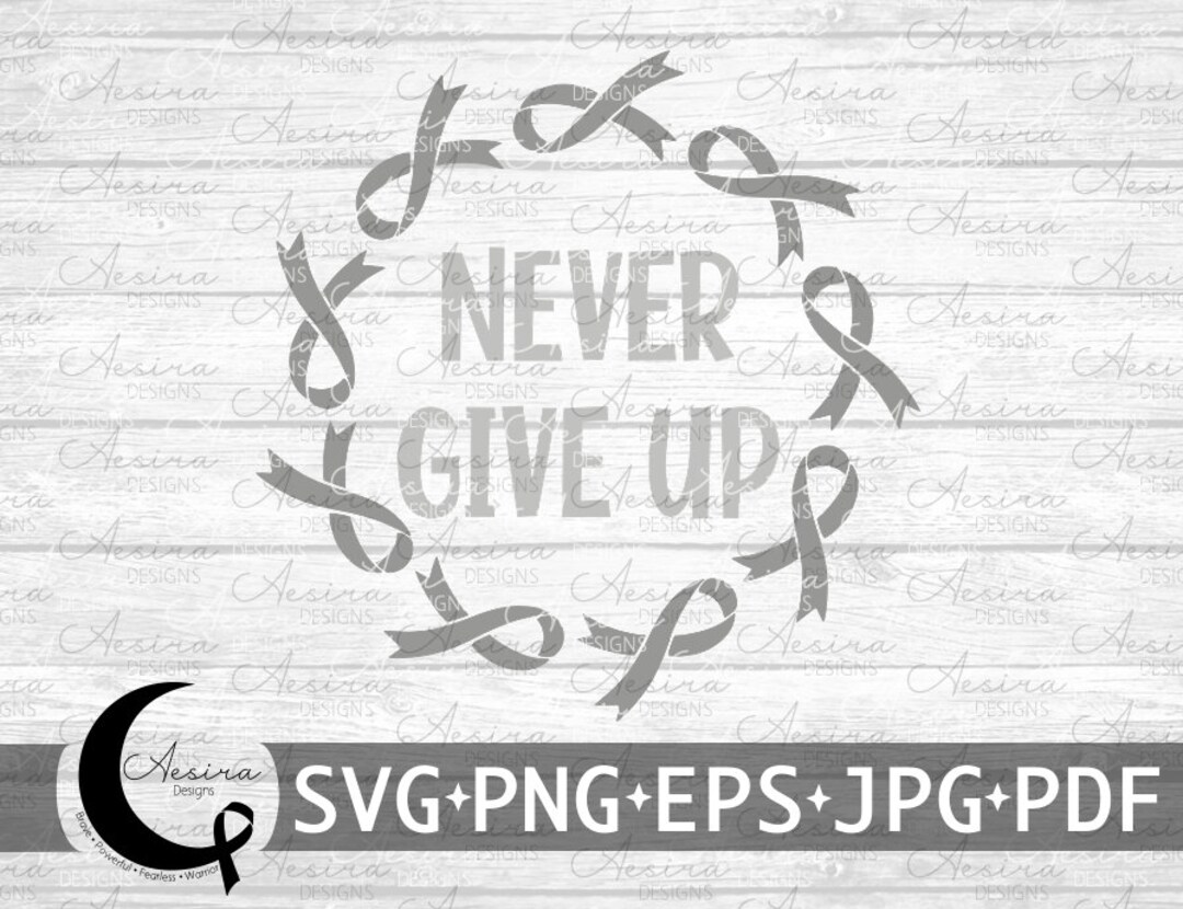 Asthma Never Give up Ribbon SVG, Asthma Awareness Ribbon, Asthma ...