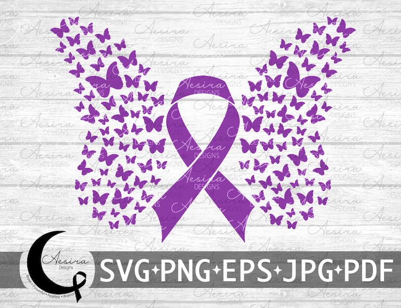 Sarcoidosis Butterfly Ribbon Svg, Sarcoidosis Awareness Ribbon ...