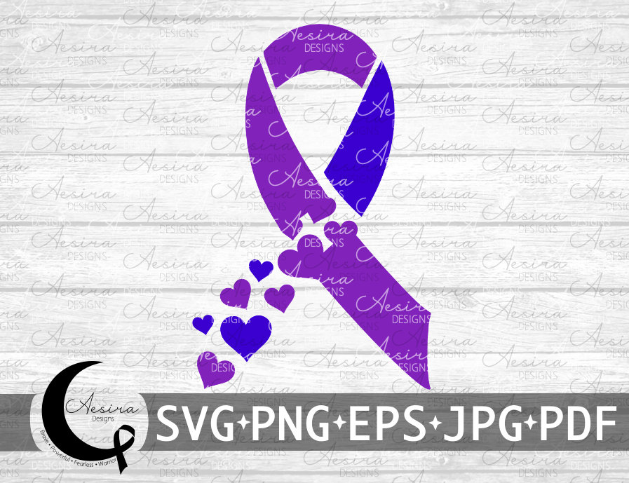 Rheumatoid Arthritis Heart Ribbon Svg, Rheumatoid Arthritis Awareness ...