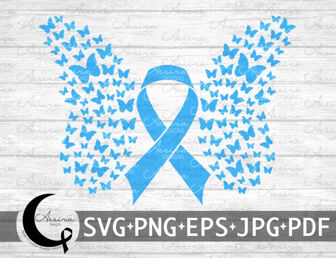 Trisomy 18 Butterfly Ribbon Svg, Trisomy 18 Awareness Ribbon, Trisomy ...