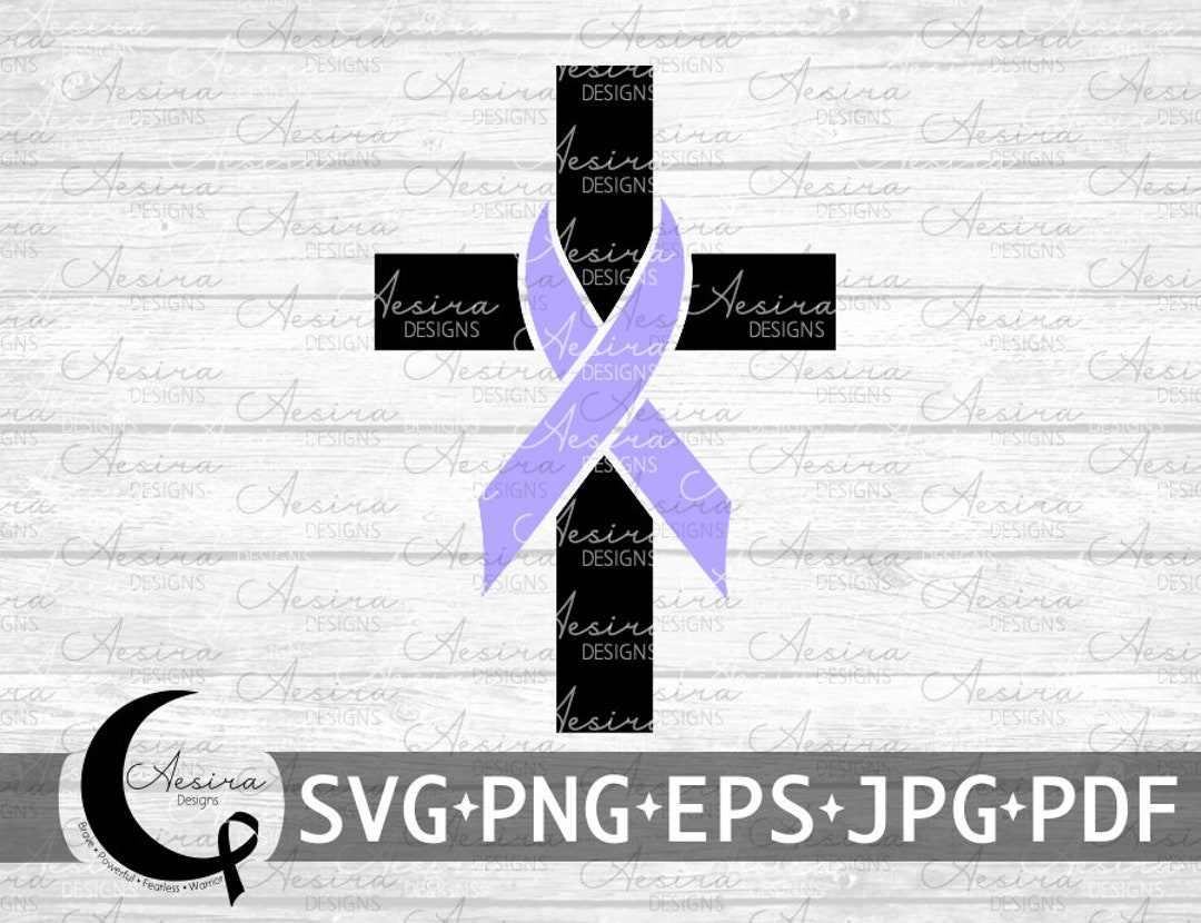 Pulmonary Hypertension Cross Ribbon Svg, Pulmonary Hypertension ...