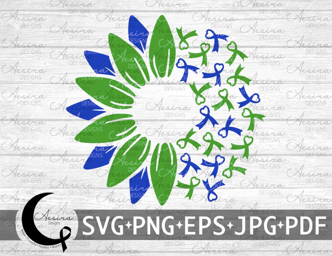 Idiopathic Intracranial Hypertension Sunflower Ribbon, IIH Awareness ...