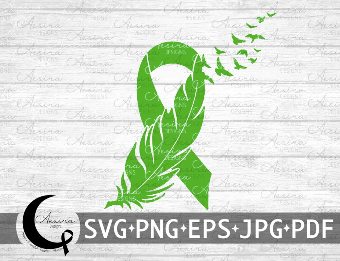 Celiac Disease Feather Ribbon SVG, Celiac Disease Awareness, Celiac ...