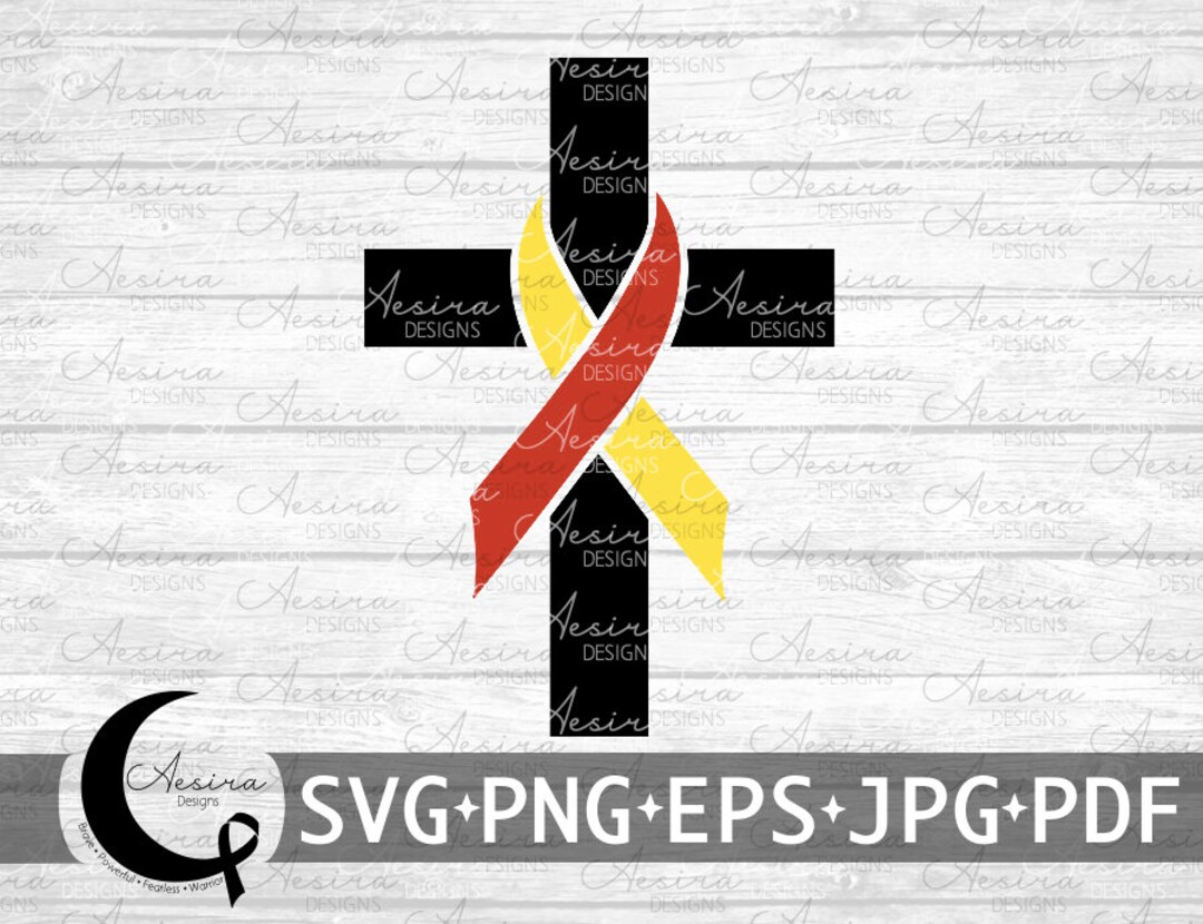 Hepatitis C Cross Ribbon Svg, Hepatitis C Awareness Ribbon, Hepatitis C ...