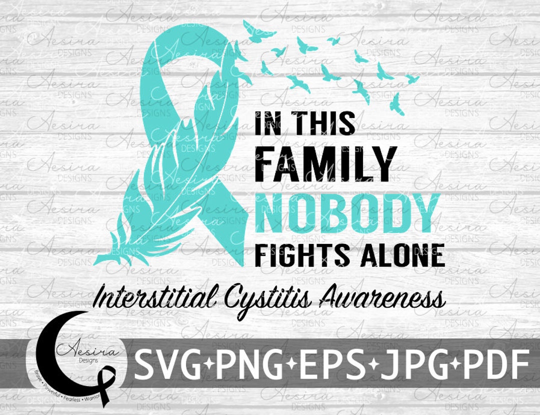 Interstitial Cystitis in This Family Nobody Fights Alone Ribbon ...