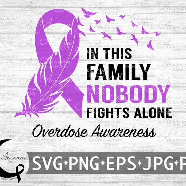 Overdose Awareness Svg - Etsy