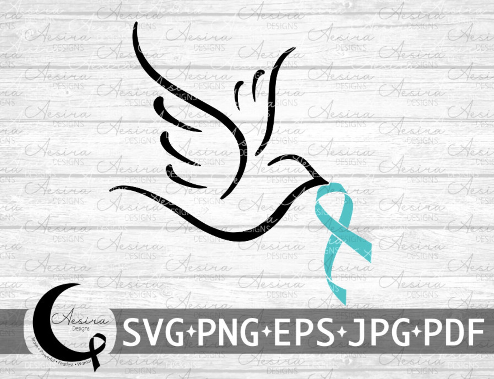 Scleroderma Dove Ribbon Svg, Scleroderma Awareness Ribbon, Scleroderma ...