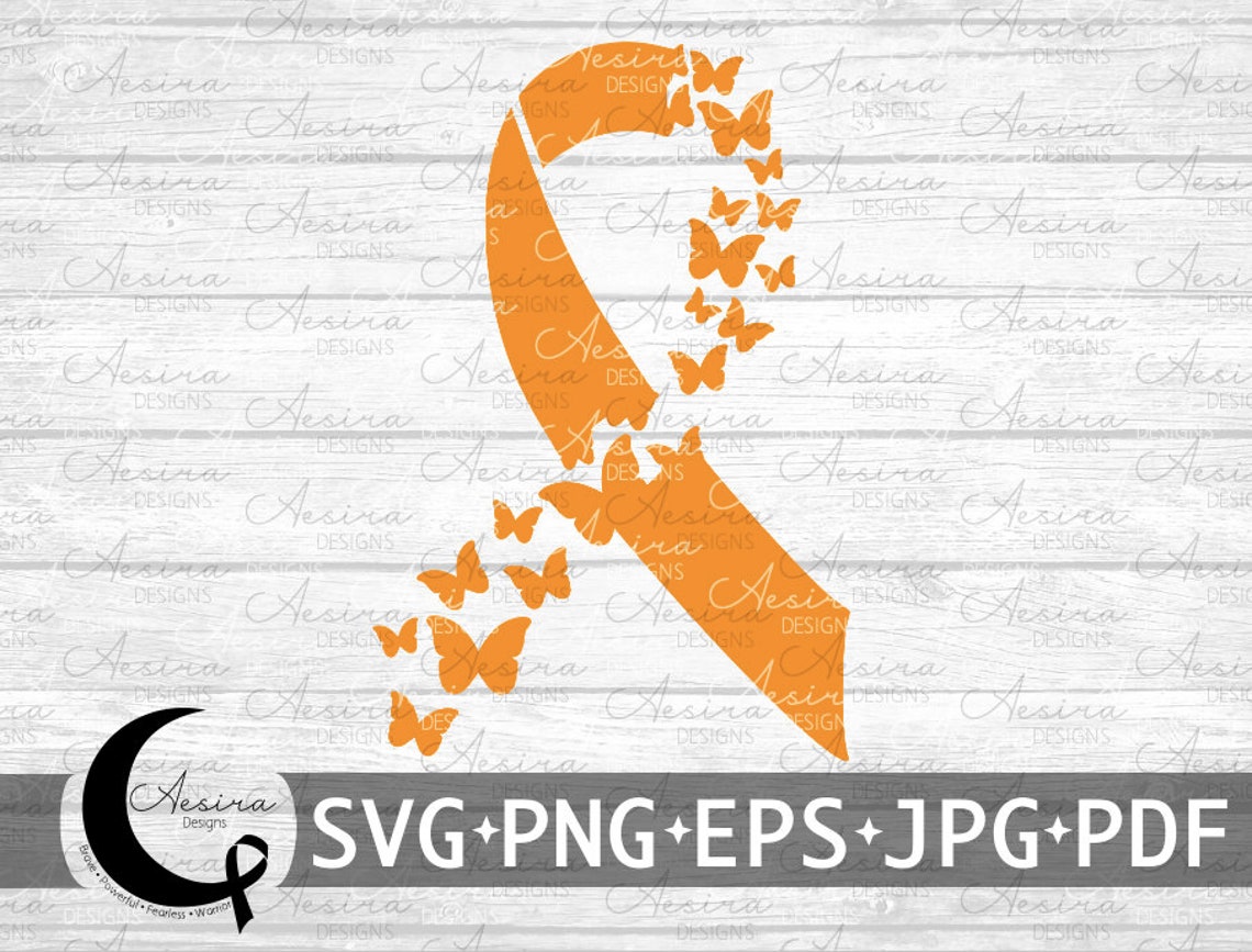 Multiple Sclerosis Butterfly Ribbon Svg, Multiple Sclerosis Awareness ...