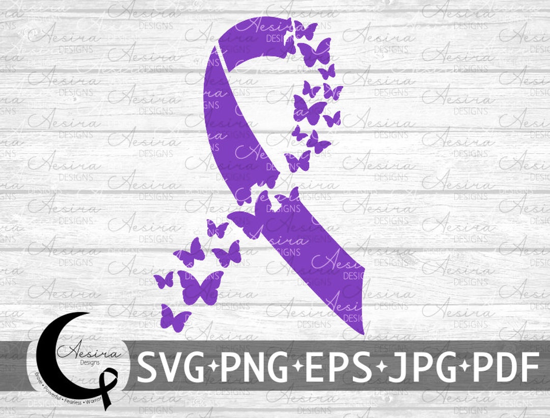Idiopathic Thrombocytopenic Purpura Butterfly Ribbon, ITP Awareness ...