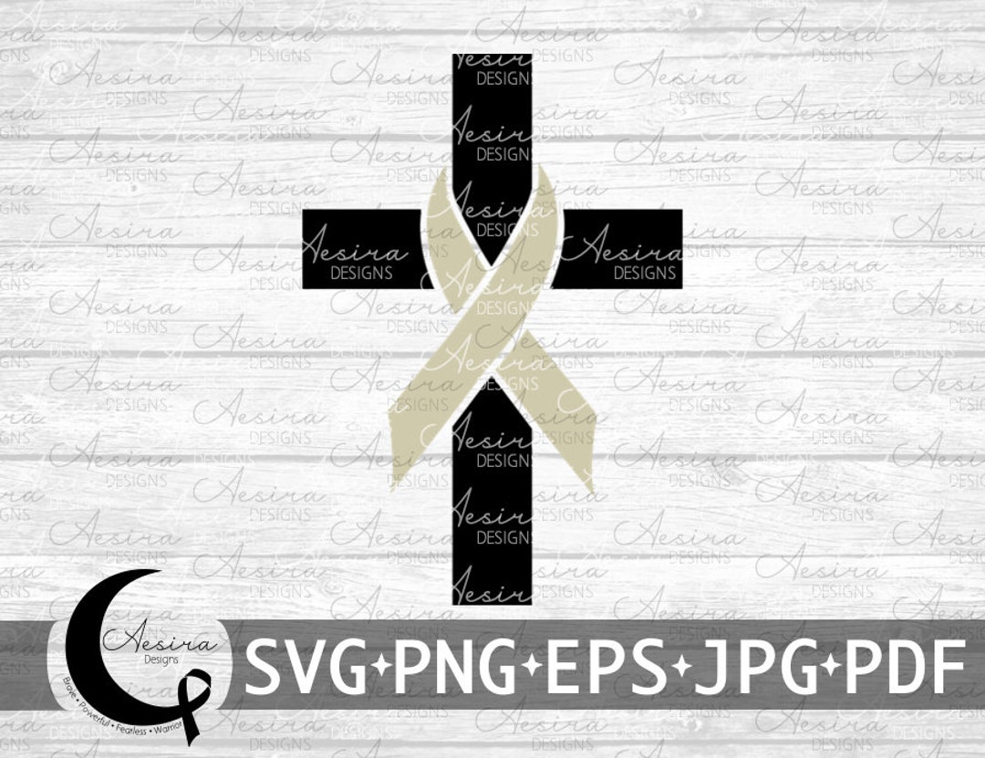 Spinal Muscular Atrophy Cross Ribbon Svg, Spinal Muscular Atrophy ...