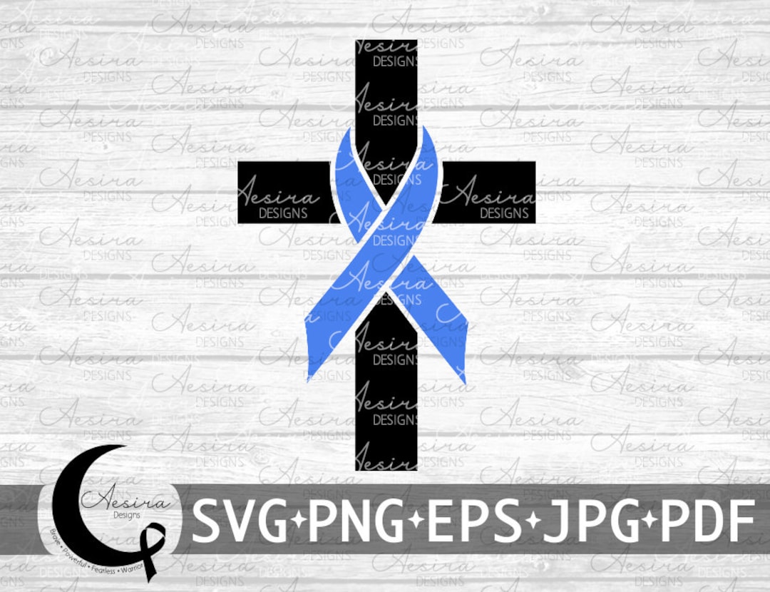Huntington's Disease Cross Ribbon Svg, Huntington's Disease Awareness ...