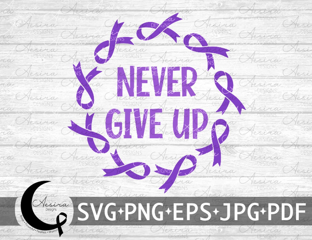 Ulcerative Colitis Never Give up Ribbon Svg, Ulcerative Colitis ...